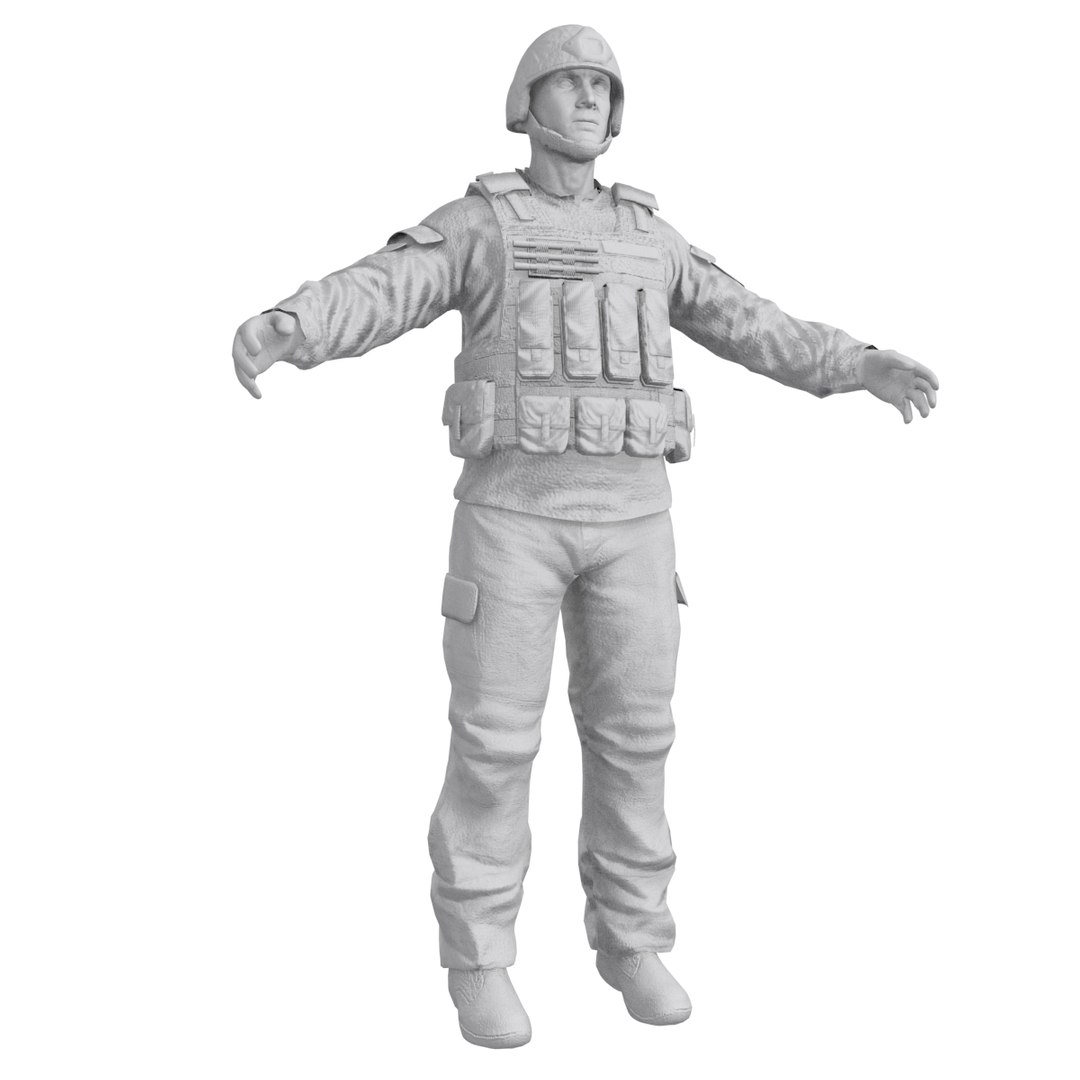 3d Max Rigged Soldier S