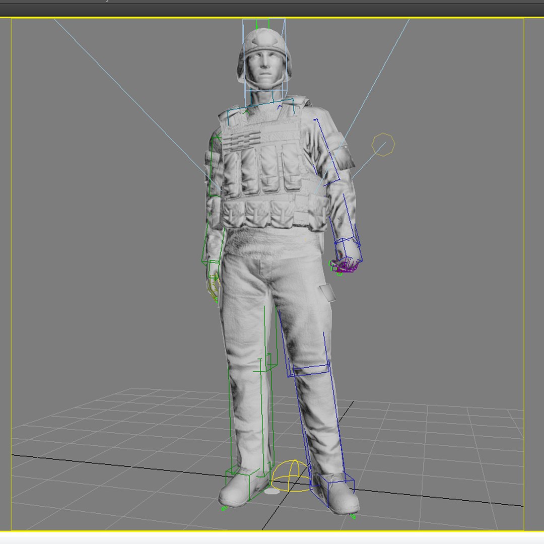 3d Max Rigged Soldier S