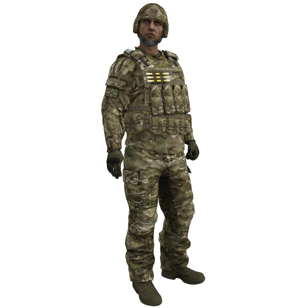 3d Max Rigged Soldier S
