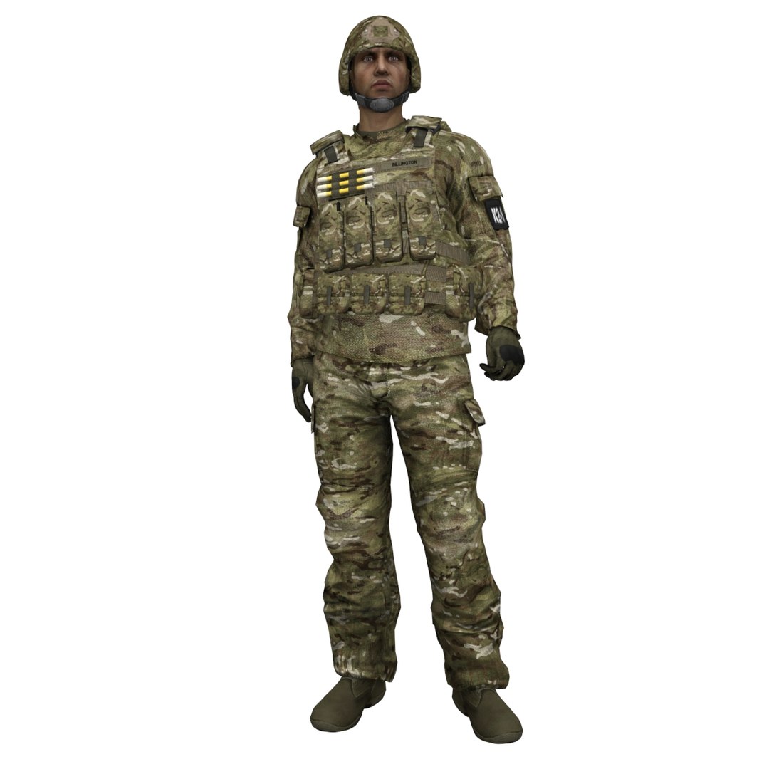 3d Max Rigged Soldier S