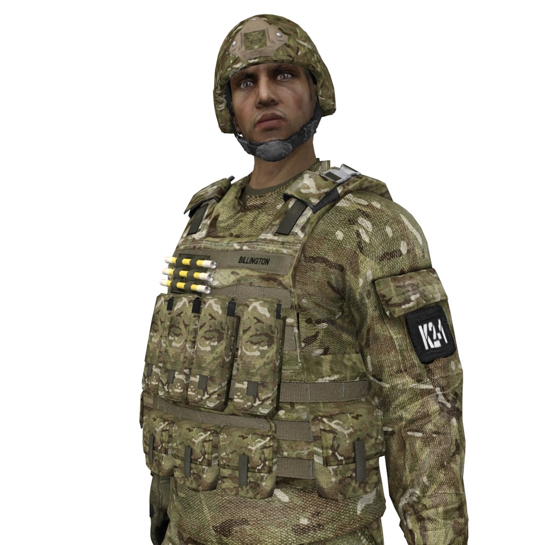 3d Max Rigged Soldier S