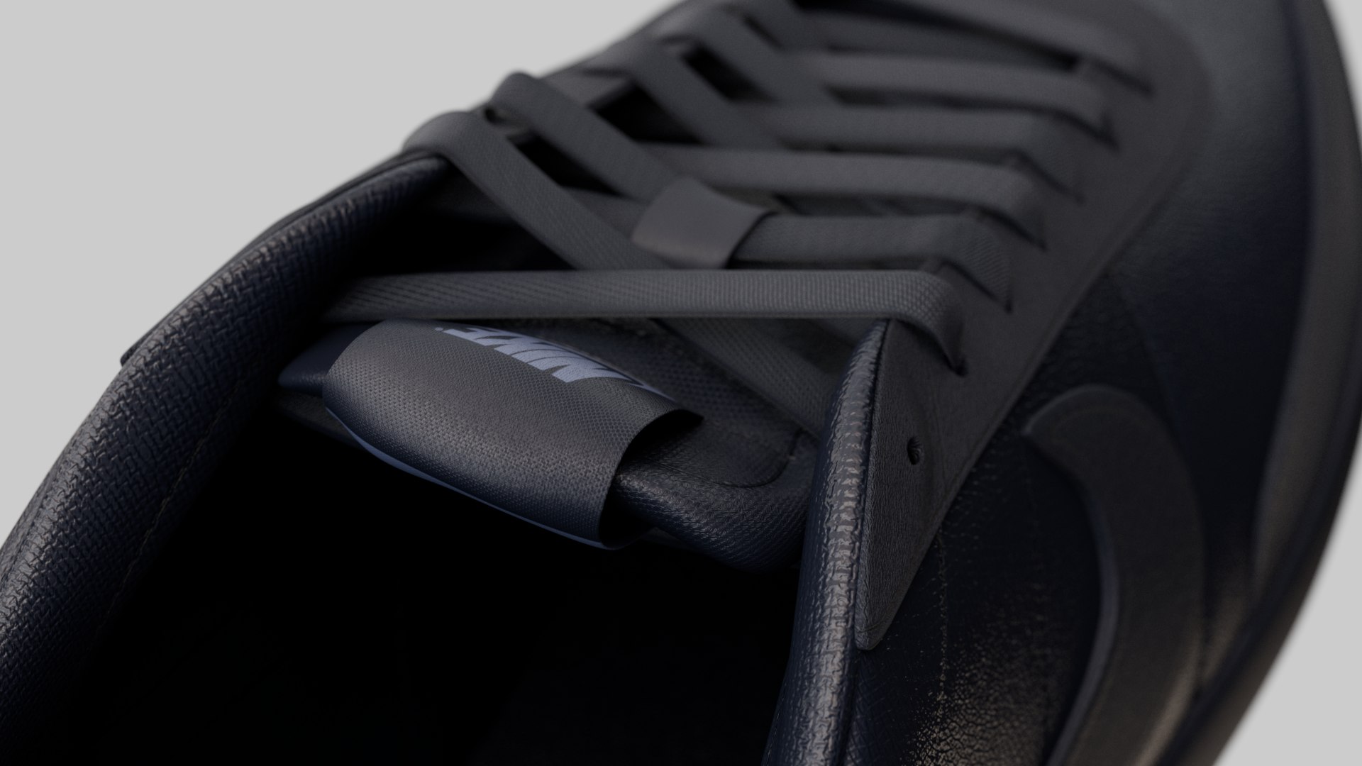 Nike Killshot 2 Shoe - Grey Blue 3D Model - TurboSquid 2423887