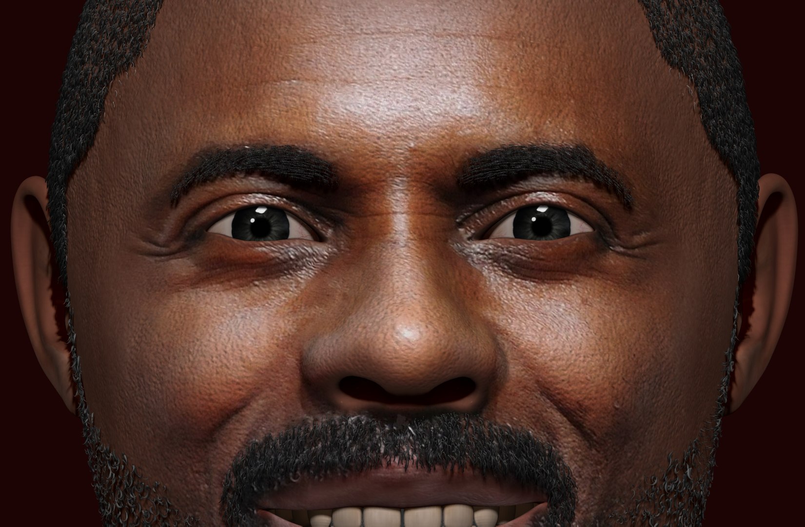 Idris Elba Zbrush Sculpting 3D Model - TurboSquid 1637708