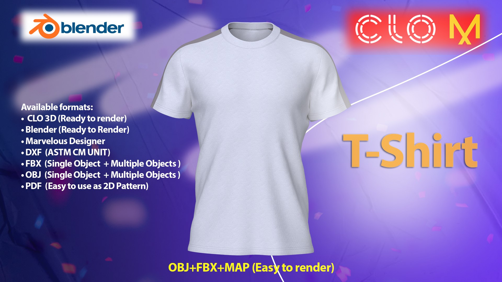 3D Sporty Round Neck Tee CLO And Marvelous Designer - TurboSquid 2218738