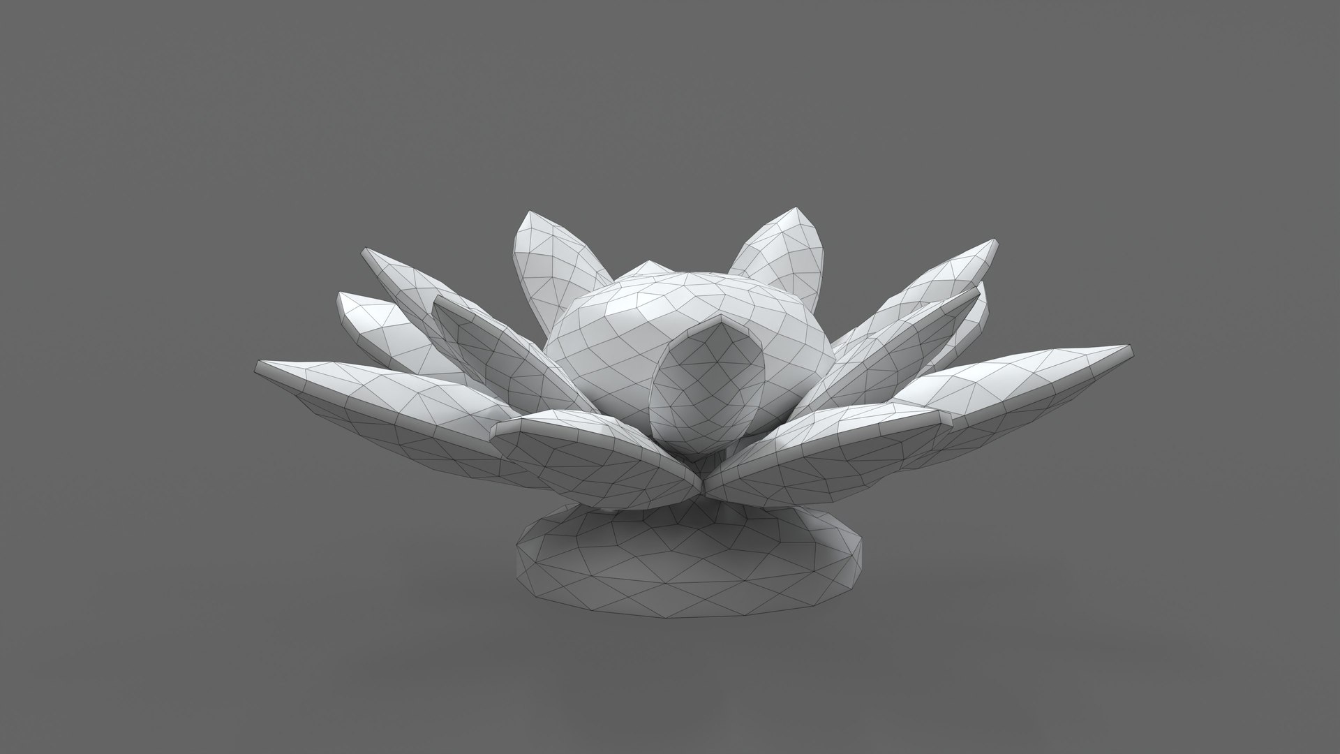 3D Glass Flower Showpiece Blue Model - TurboSquid 2207459