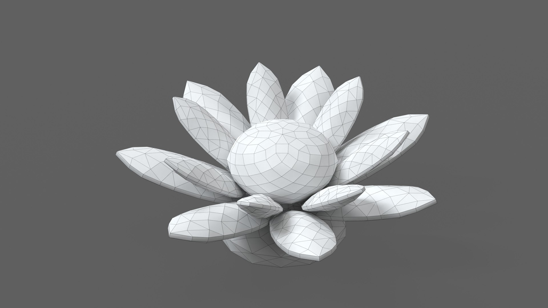 3D Glass Flower Showpiece Blue Model - TurboSquid 2207459