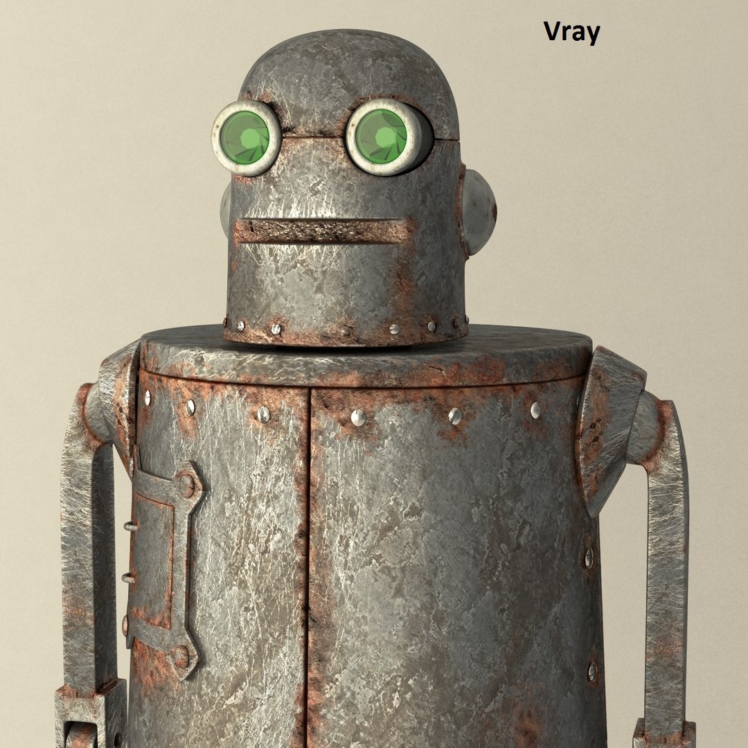 Old Robot 3D Model - TurboSquid 1386916