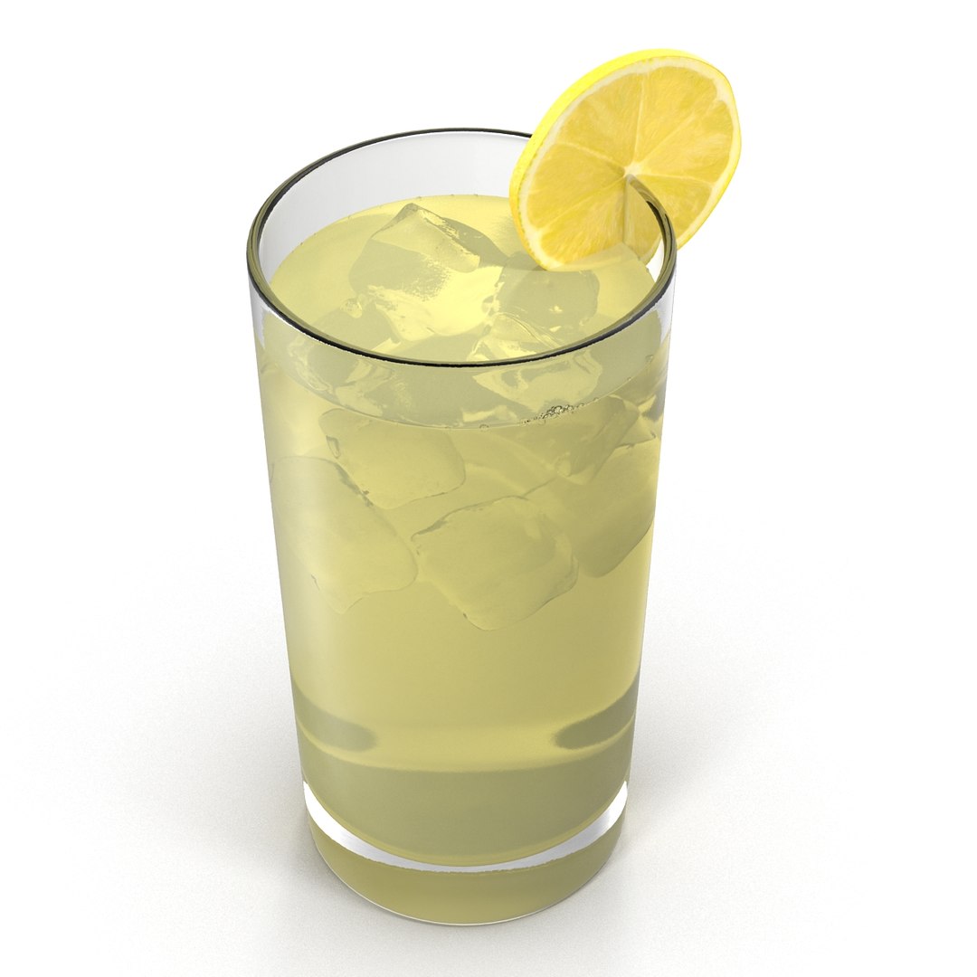 3d lemonade set pitcher model