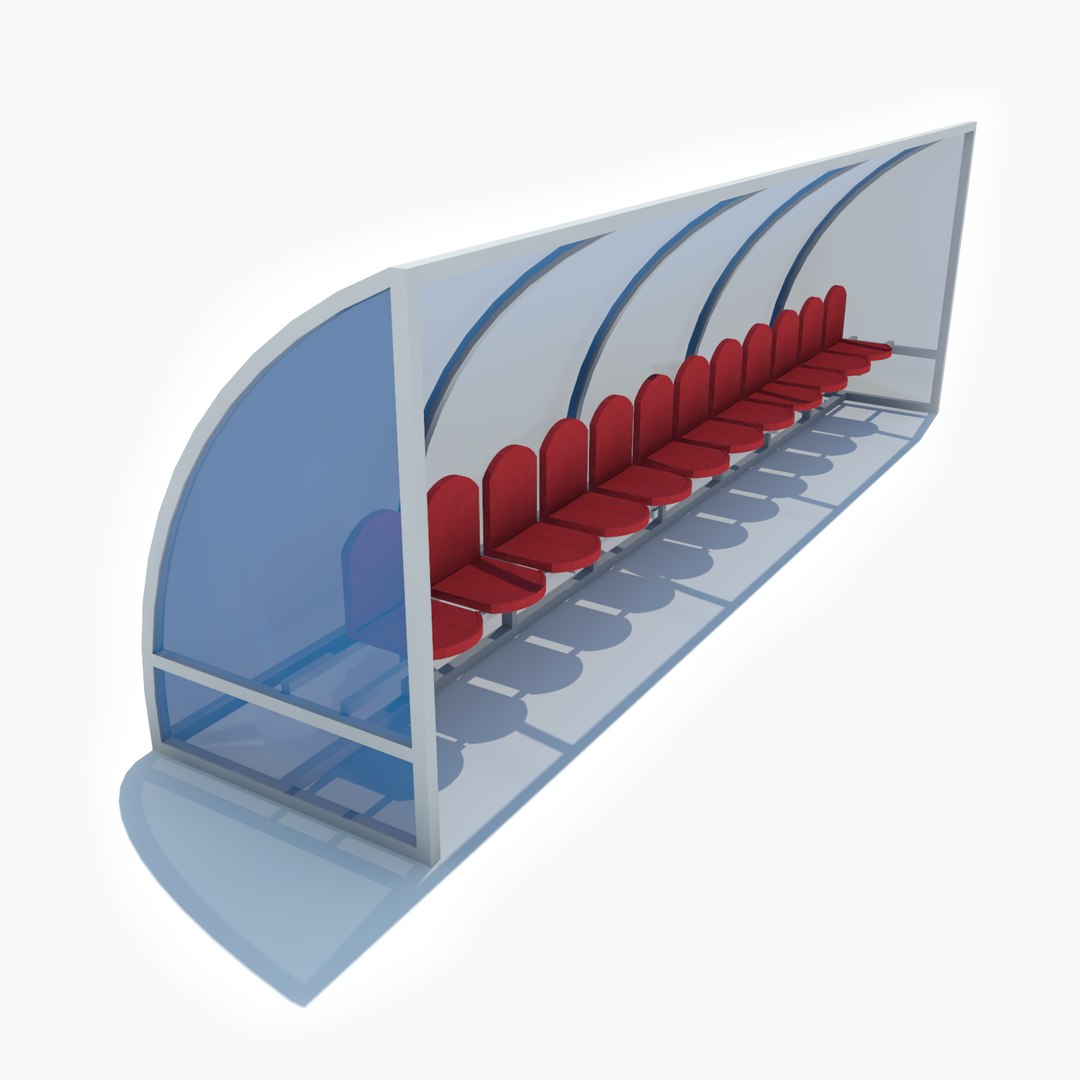 3D ready soccer bench - TurboSquid 1224273