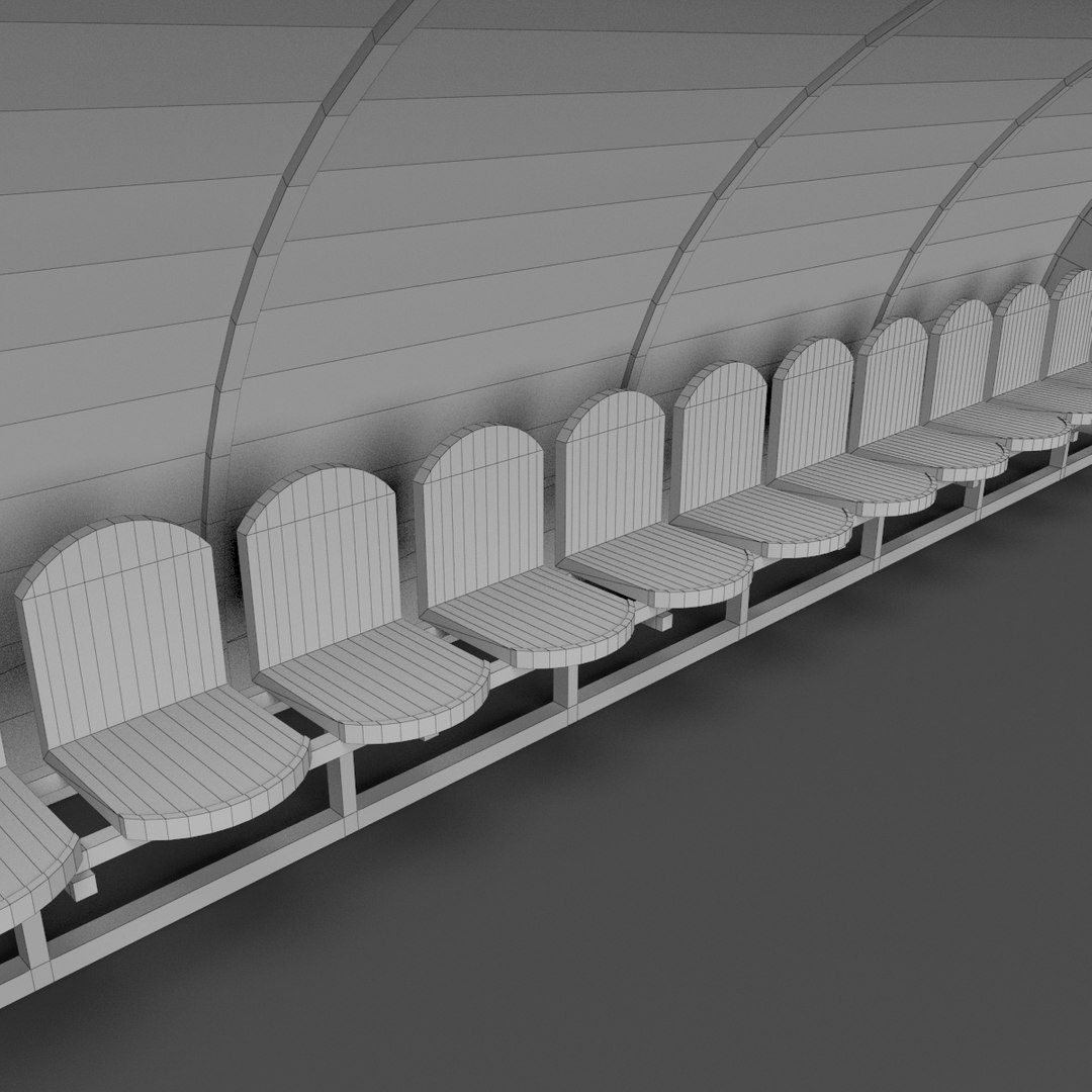 3D ready soccer bench - TurboSquid 1224273