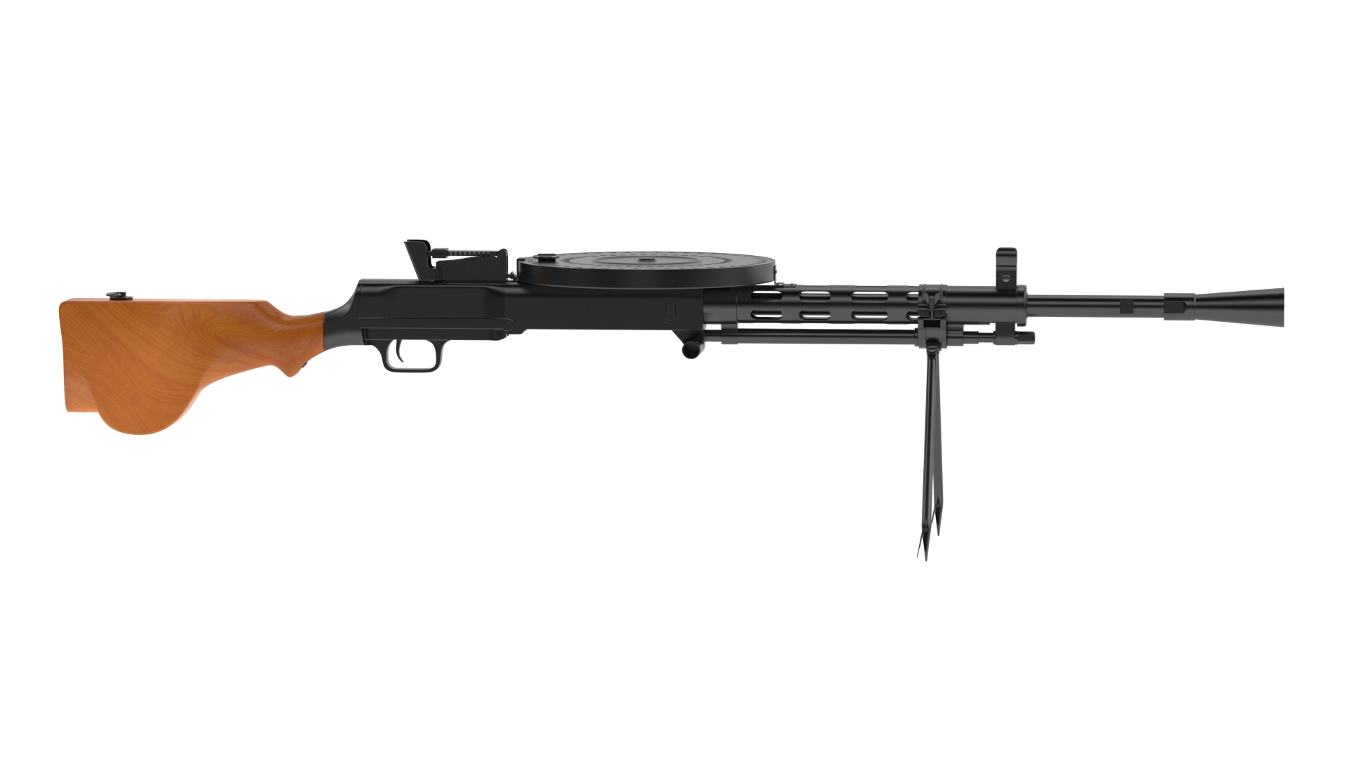 Degtyaryov Machine Gun 3D Model - TurboSquid 1736542