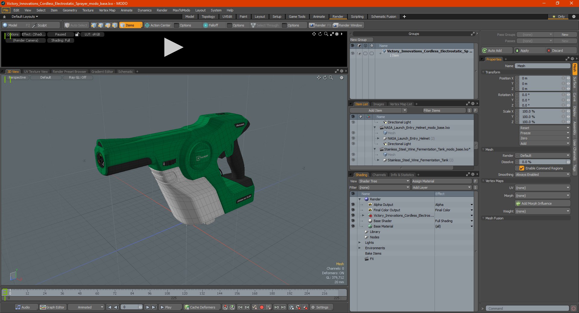 3D Victory Innovations Cordless Electrostatic Model - TurboSquid 1600431