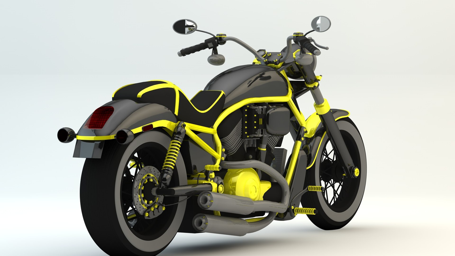 Speedmaster Motorcycle Cruiser 3d 3ds