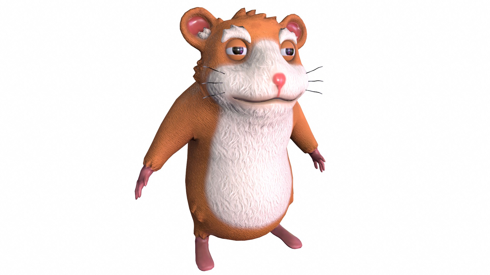 Cartoon Hamster Animations 3D - TurboSquid 1458897