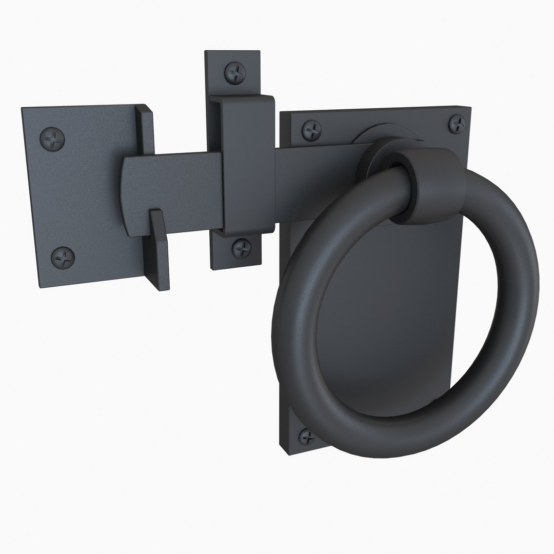 Gate Ring Latche model - TurboSquid 2099185