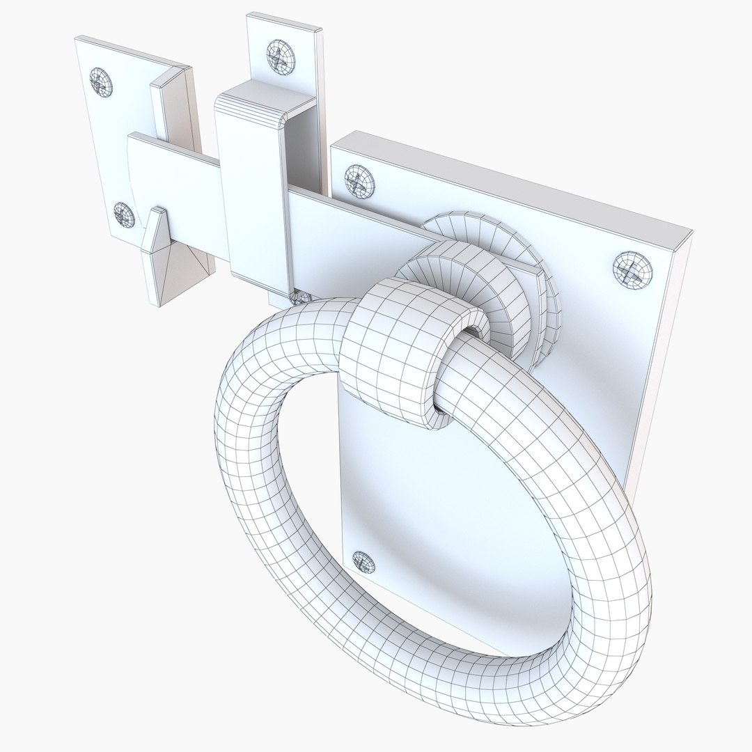 Gate Ring Latch Model - TurboSquid 2099185
