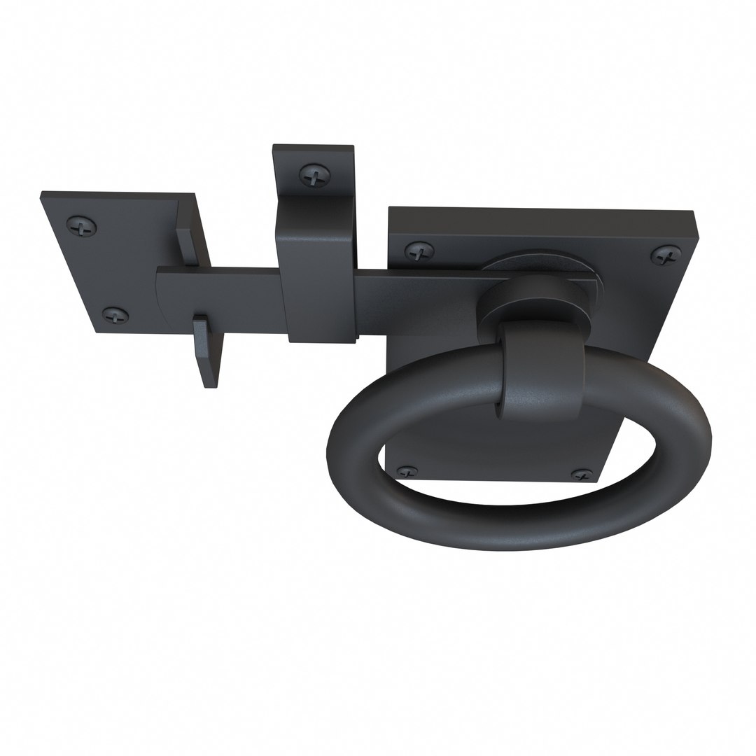 Gate Ring Latch Model - TurboSquid 2099185