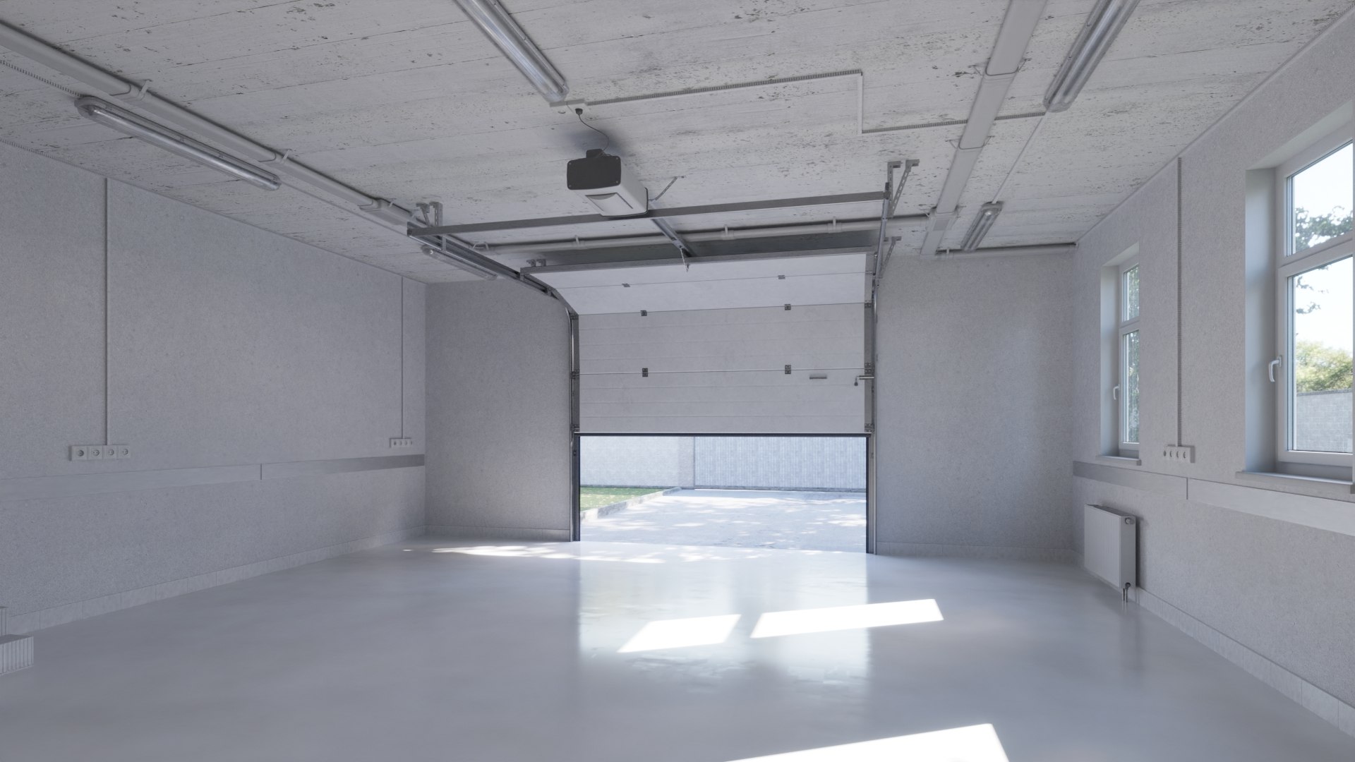 Home Garage Base Interior 1 Corona 3D - TurboSquid 2119035