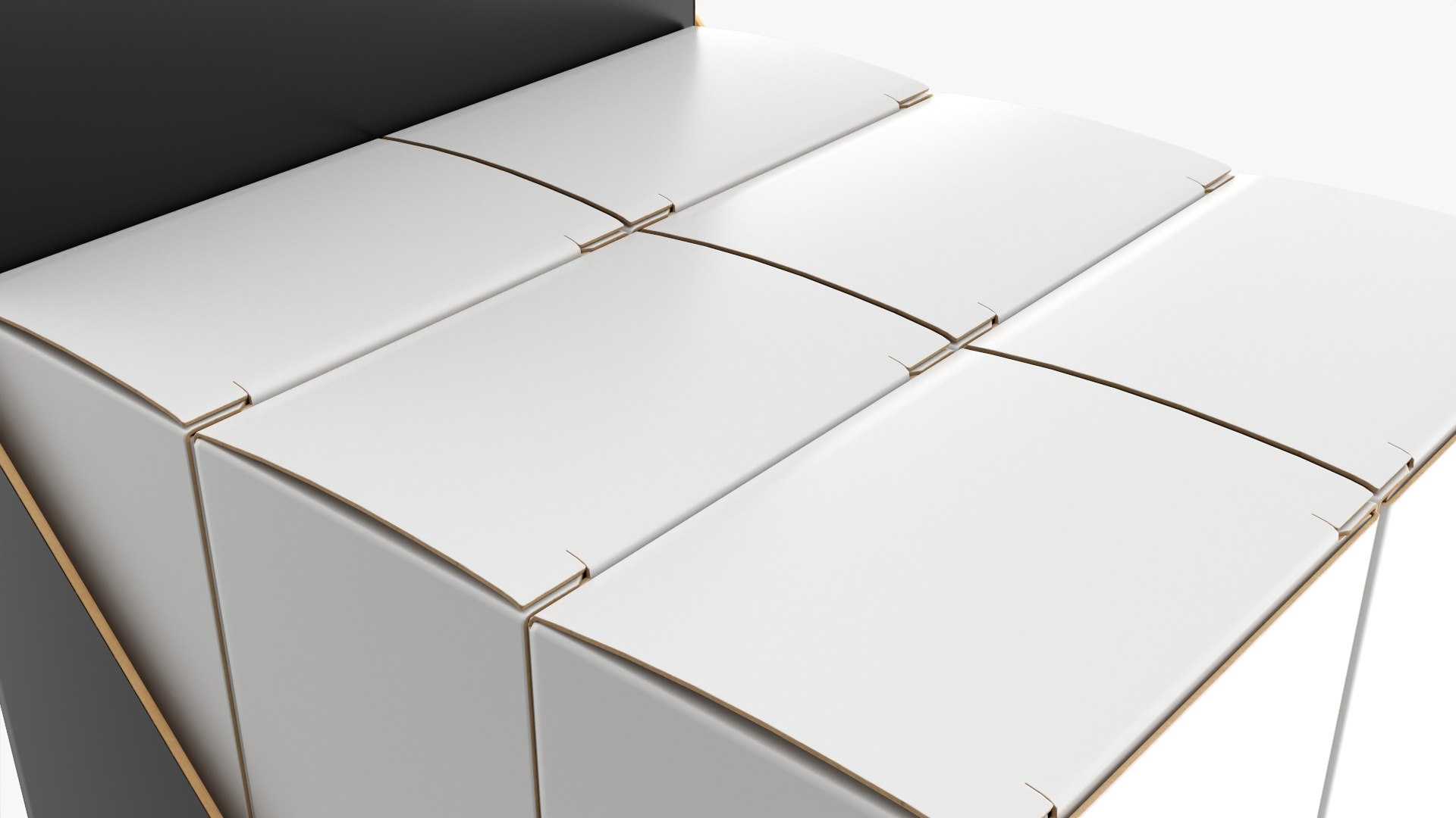 3D Paper Boxes With Tray Set 04 - TurboSquid 1866370