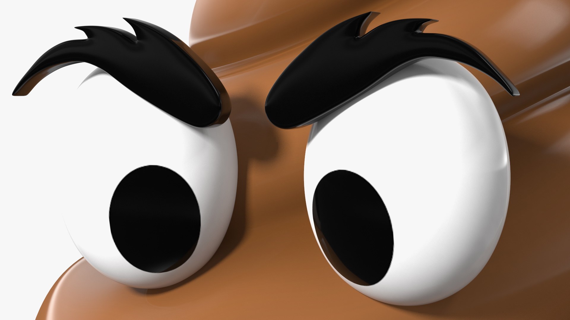 3D model Frowning Face Poop Emoji Smile - TurboSquid 1801261
