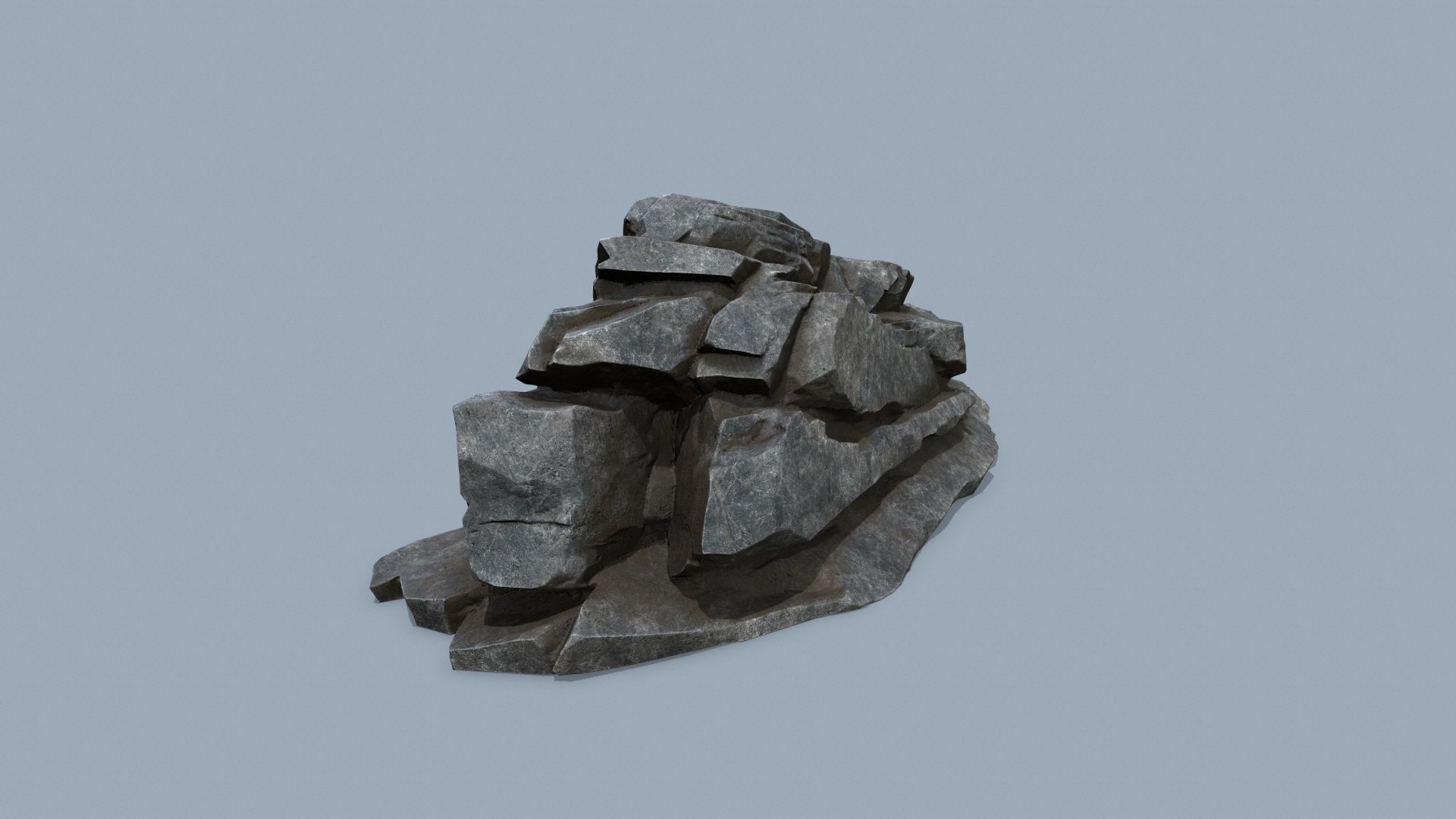 3D Cliff Rocks Model - TurboSquid 2212977