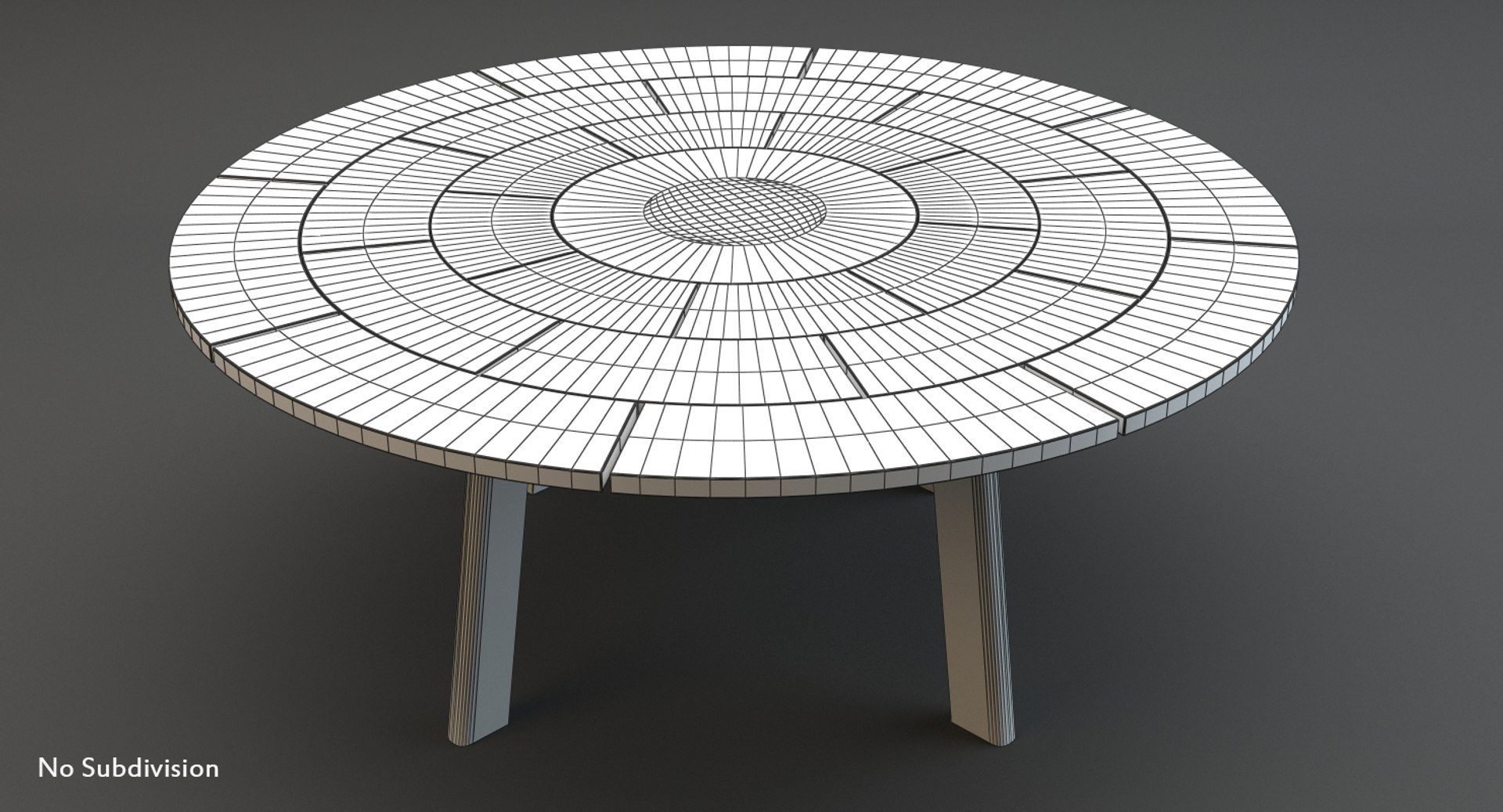 roda brick table 003 3d model