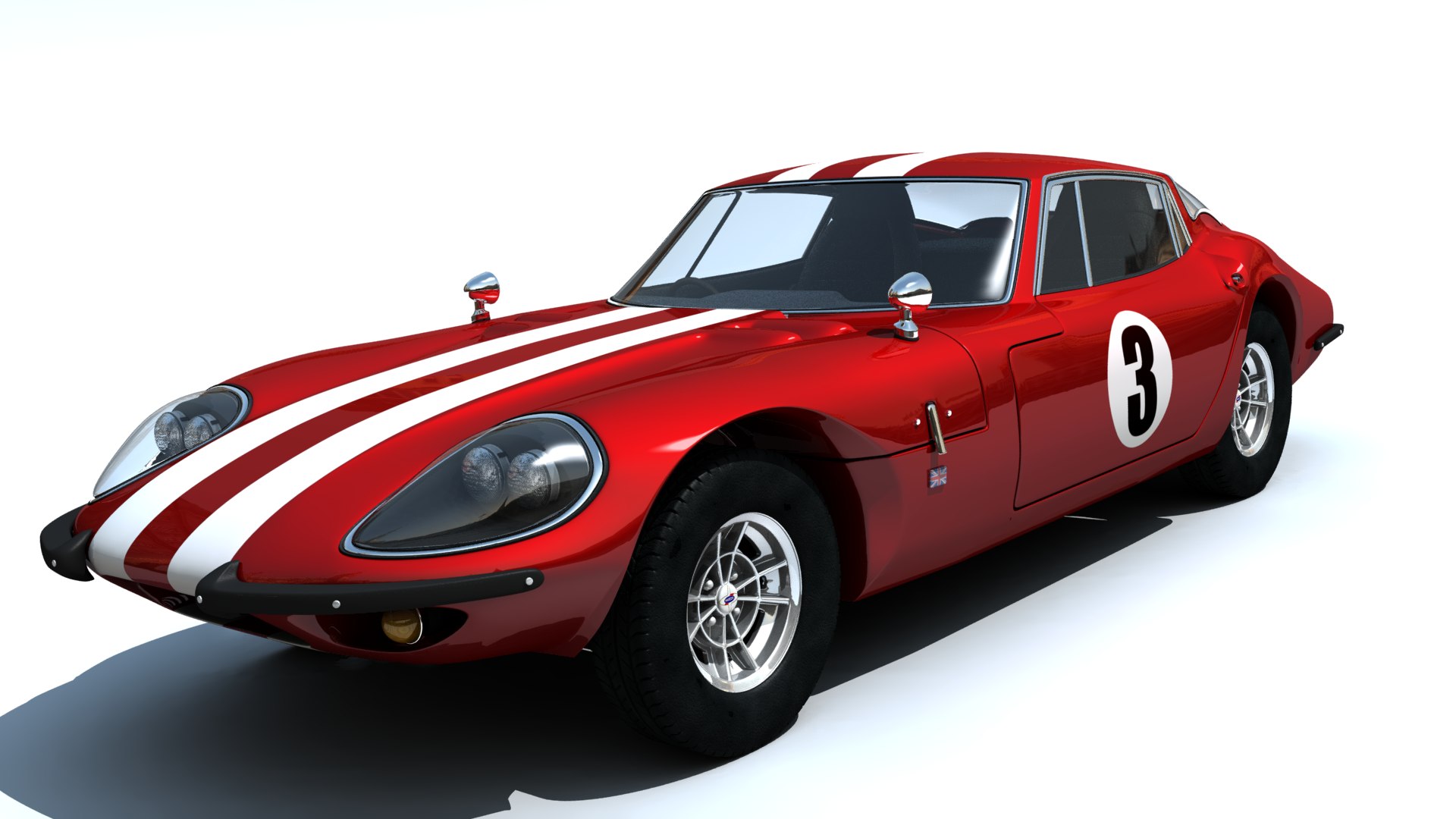 3d blend car