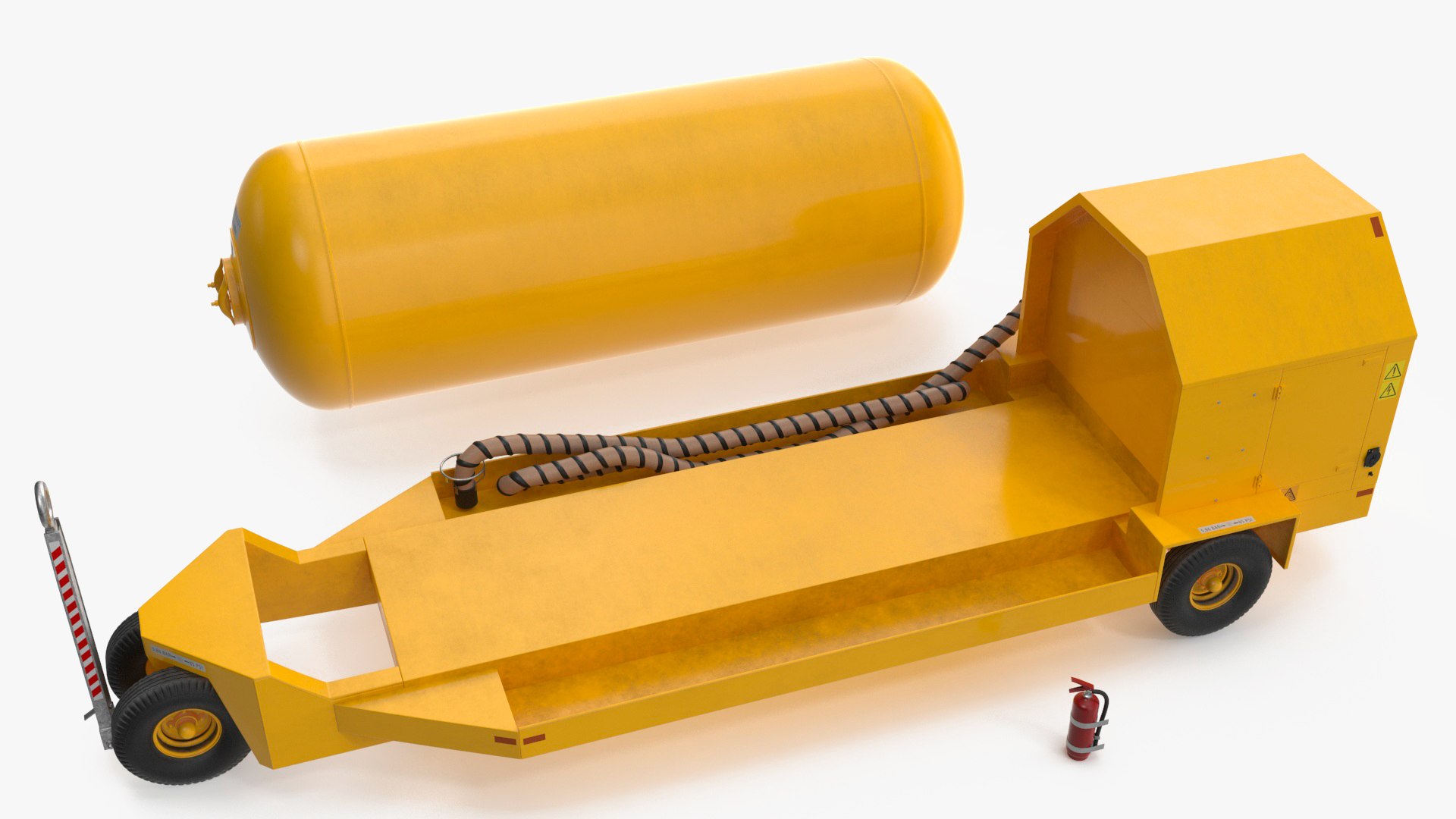 3D Bottle Stored Air ACE-500 Jet Engine Yellow - TurboSquid 2174738