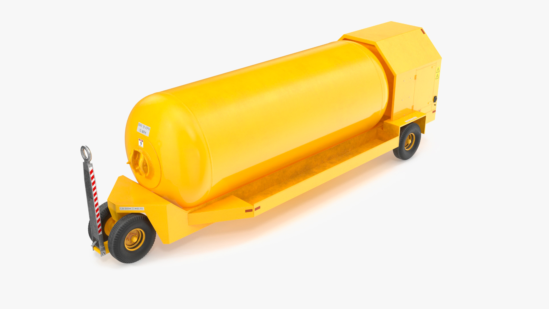 3D Bottle Stored Air ACE-500 Jet Engine Yellow - TurboSquid 2174738