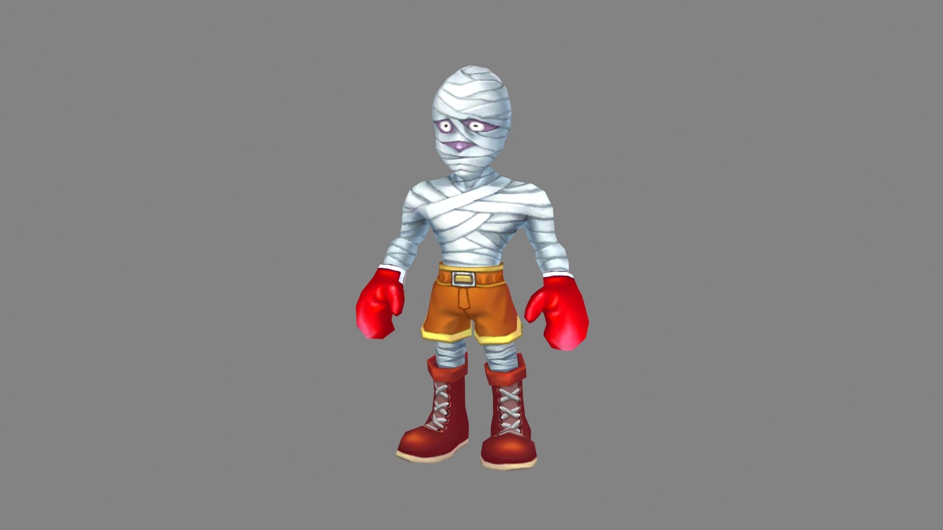 Cartoon Mummy Man - Injured Boxer 3D - TurboSquid 2266905