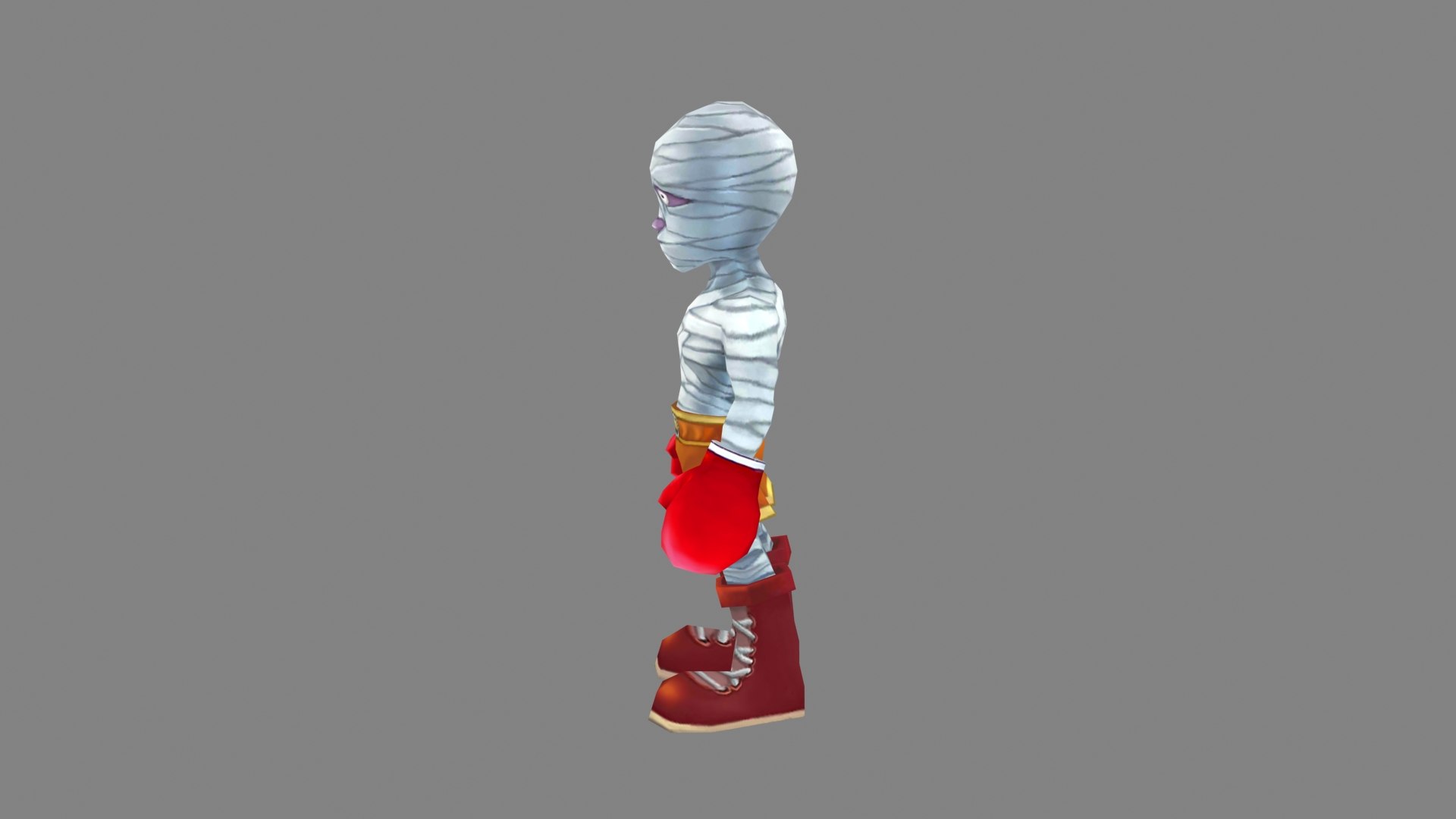 Cartoon Mummy Man - Injured Boxer 3D - TurboSquid 2266905
