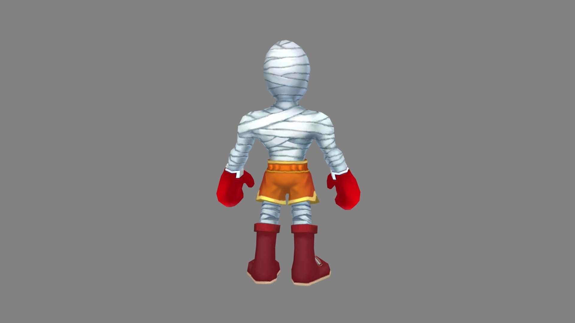 Cartoon Mummy Man - Injured Boxer 3D - TurboSquid 2266905