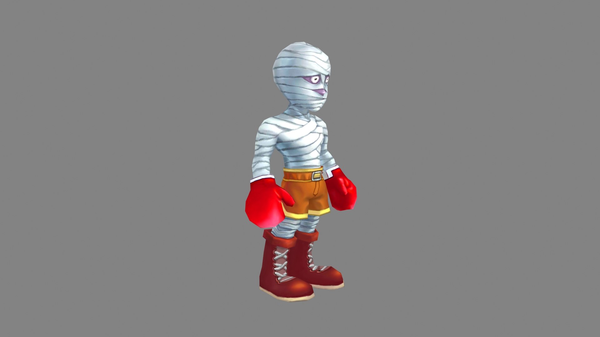 Cartoon Mummy Man - Injured Boxer 3D - TurboSquid 2266905