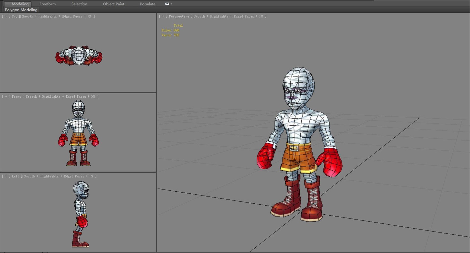 Cartoon Mummy Man - Injured Boxer 3D - TurboSquid 2266905