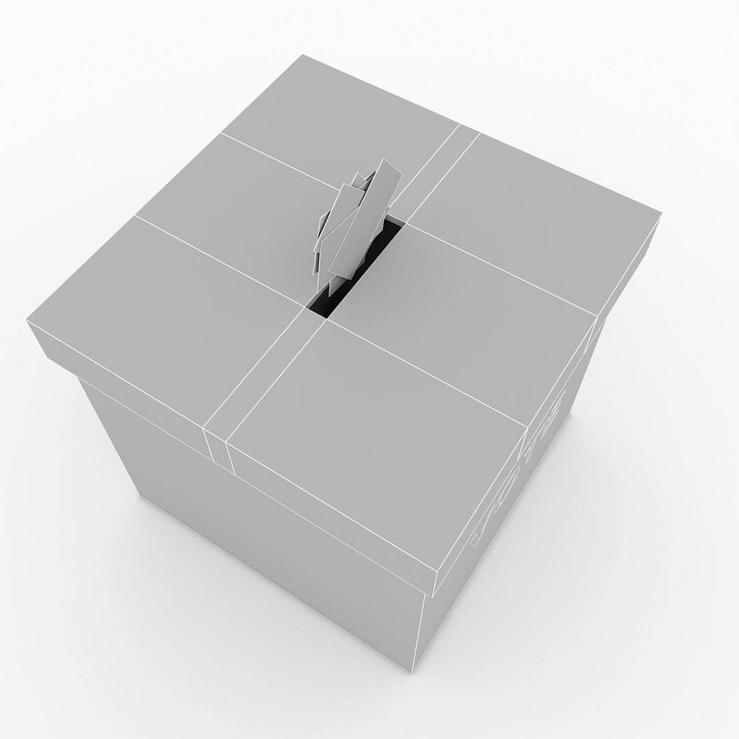 Vote Box 2 Model - TurboSquid 1517610