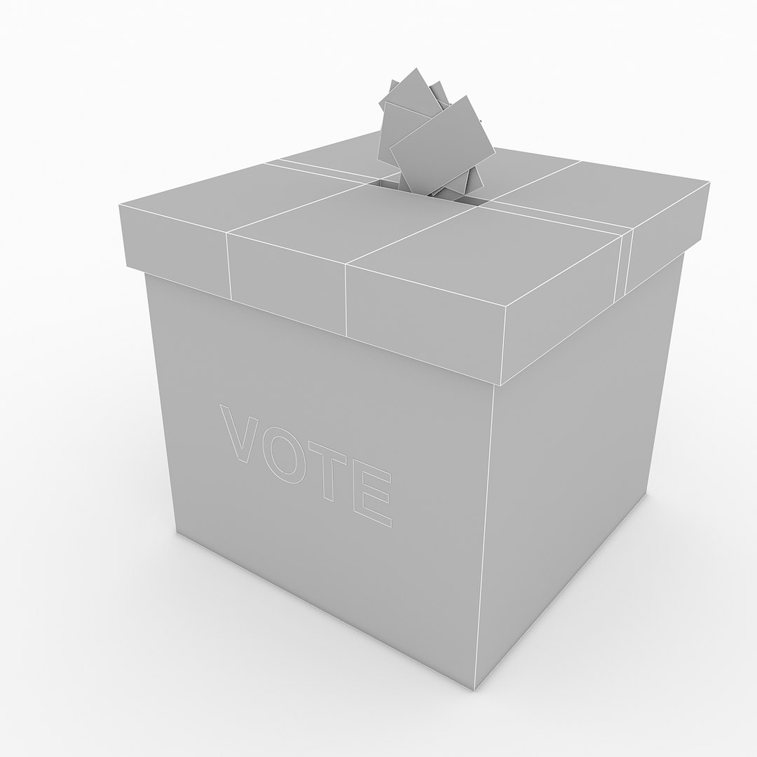 Vote Box 2 Model - TurboSquid 1517610