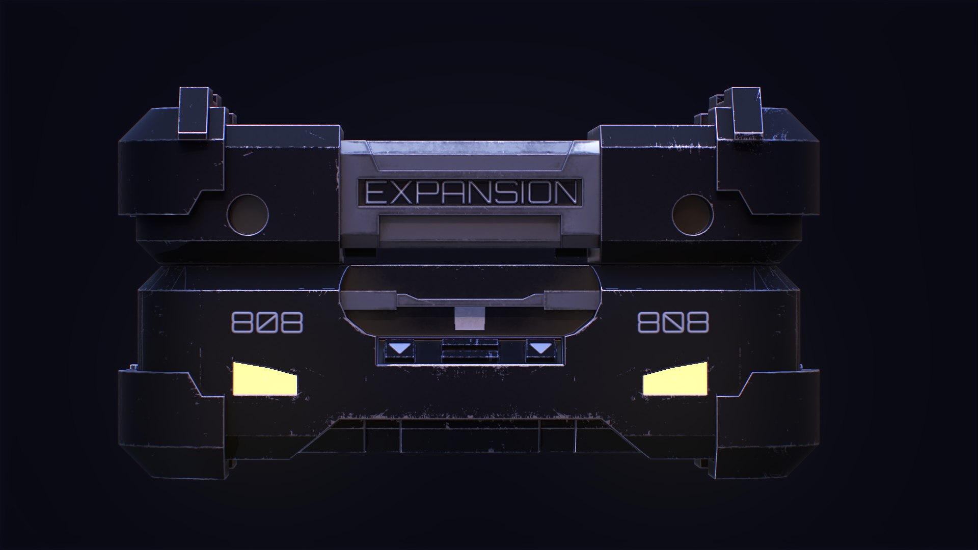 3D Sci-fi Chest Model - TurboSquid 1986719