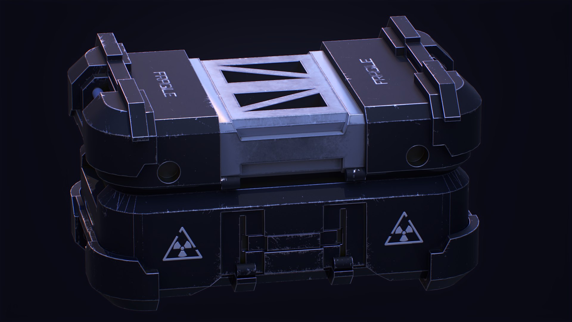 3D Sci-fi Chest Model - TurboSquid 1986719