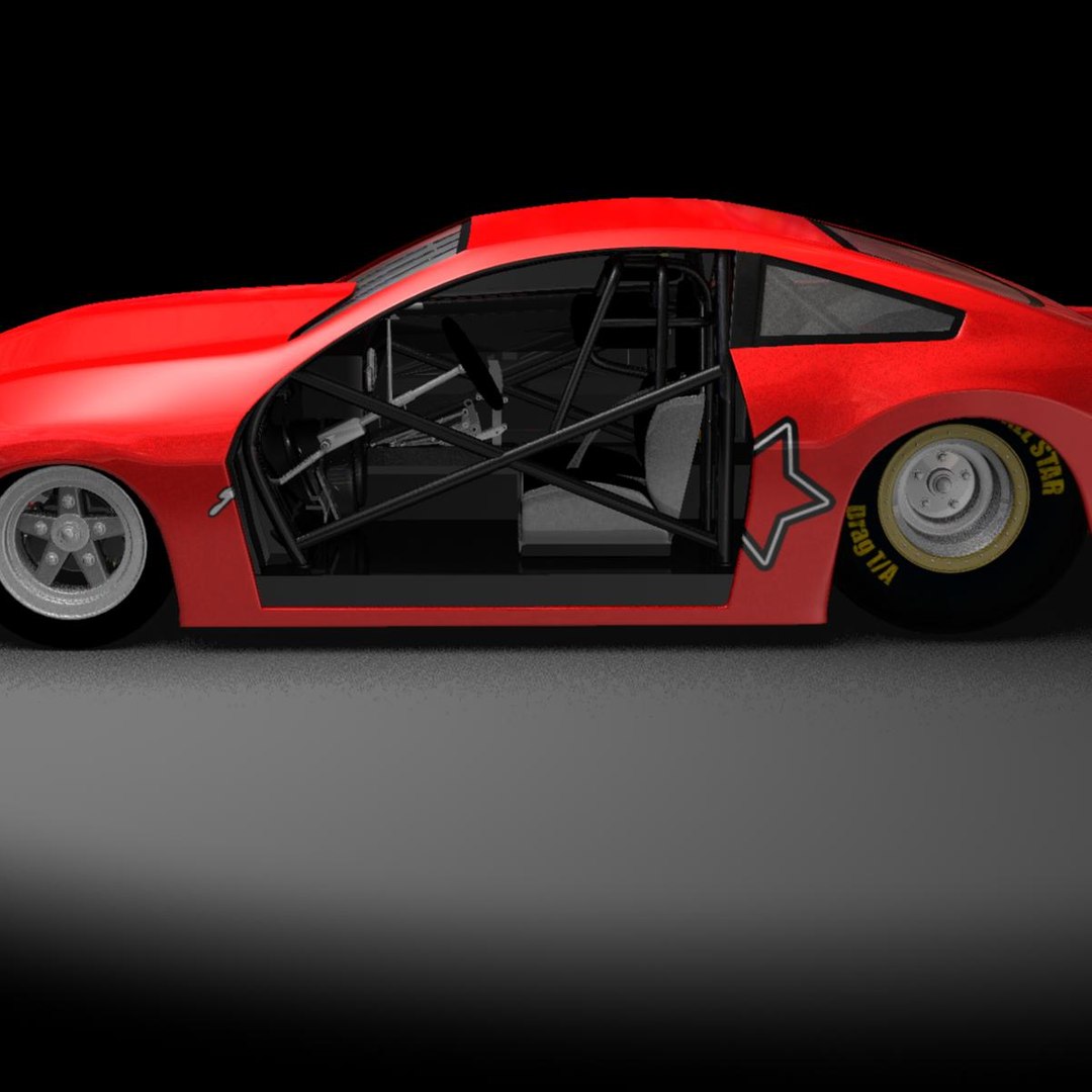 3D Pro Stock Drag Racing Car Model - TurboSquid 1341240