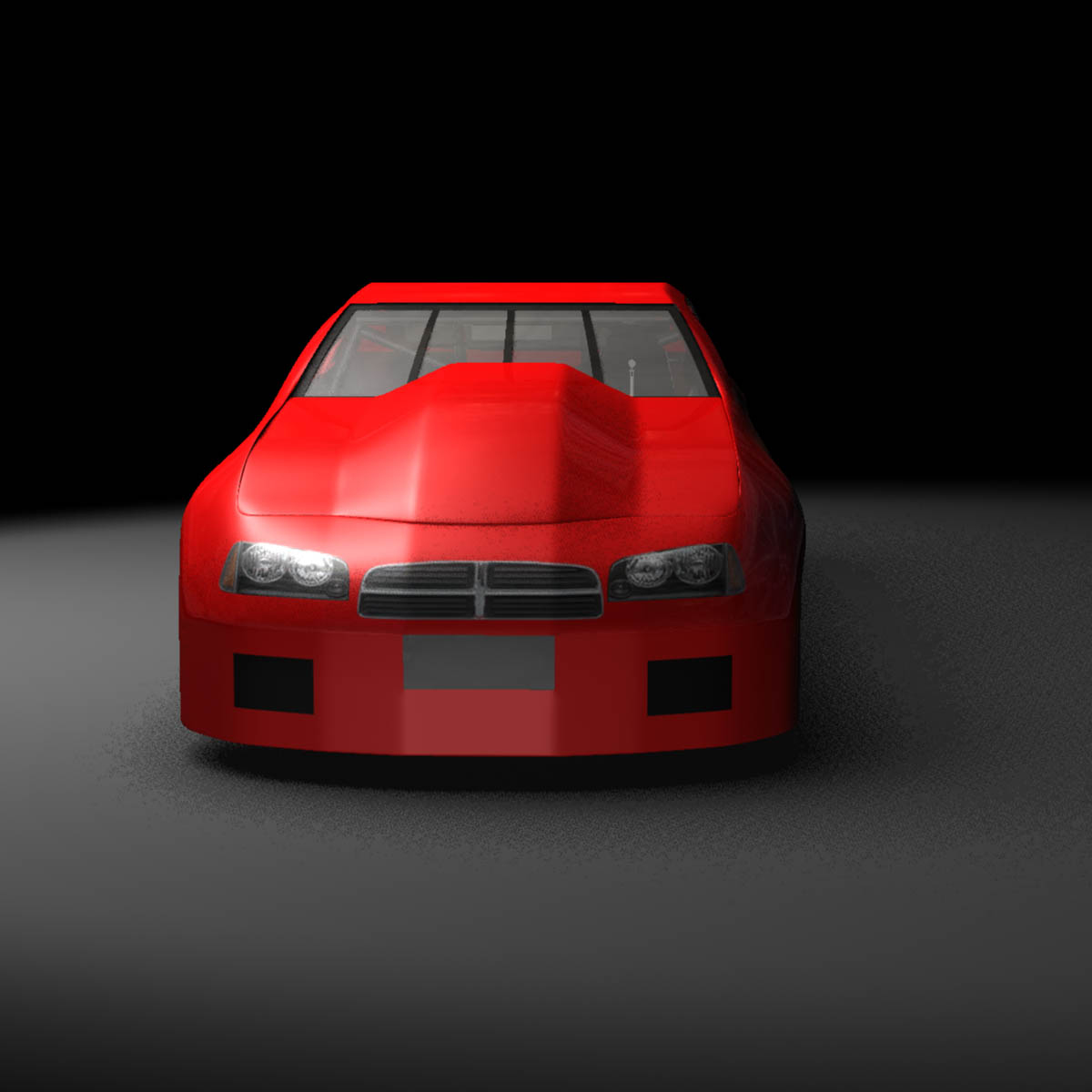 3D pro stock drag racing car model - TurboSquid 1341240