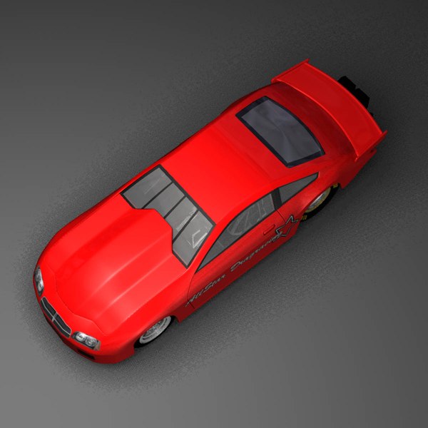 3D pro stock drag racing car model - TurboSquid 1341240