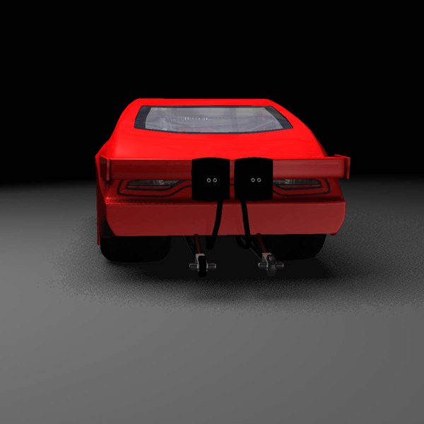 3D pro stock drag racing car model - TurboSquid 1341240