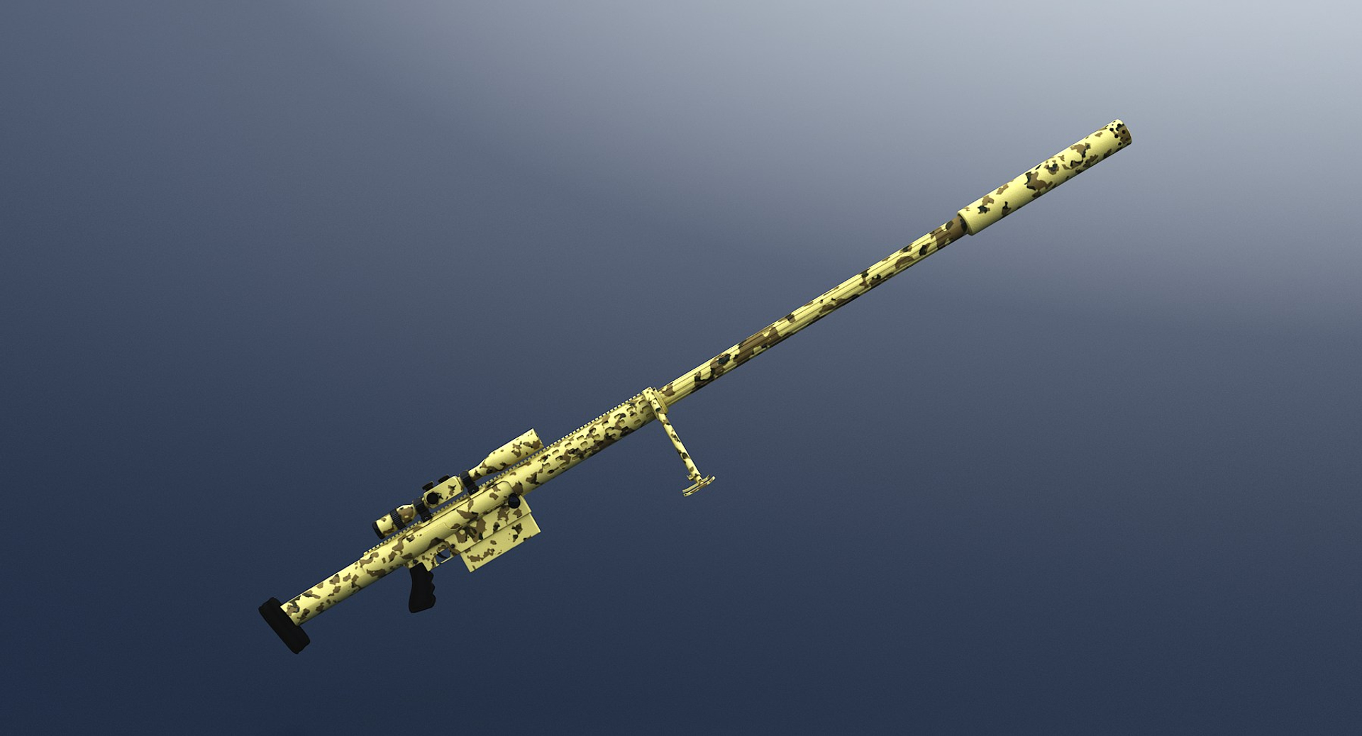 3d Anzio 20mm Vulcan Rifle Model
