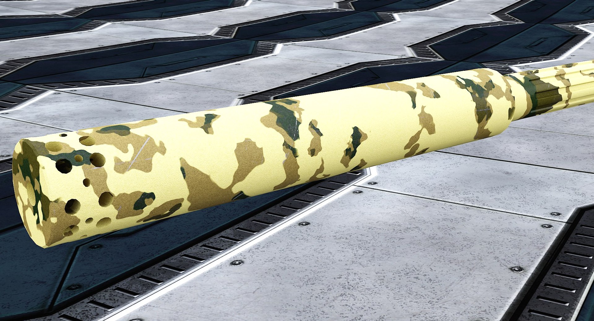 3d Anzio 20mm Vulcan Rifle Model