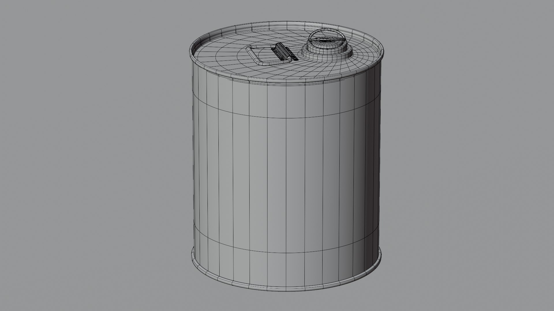 Round Lube Oil Can 3D model - TurboSquid 2100164