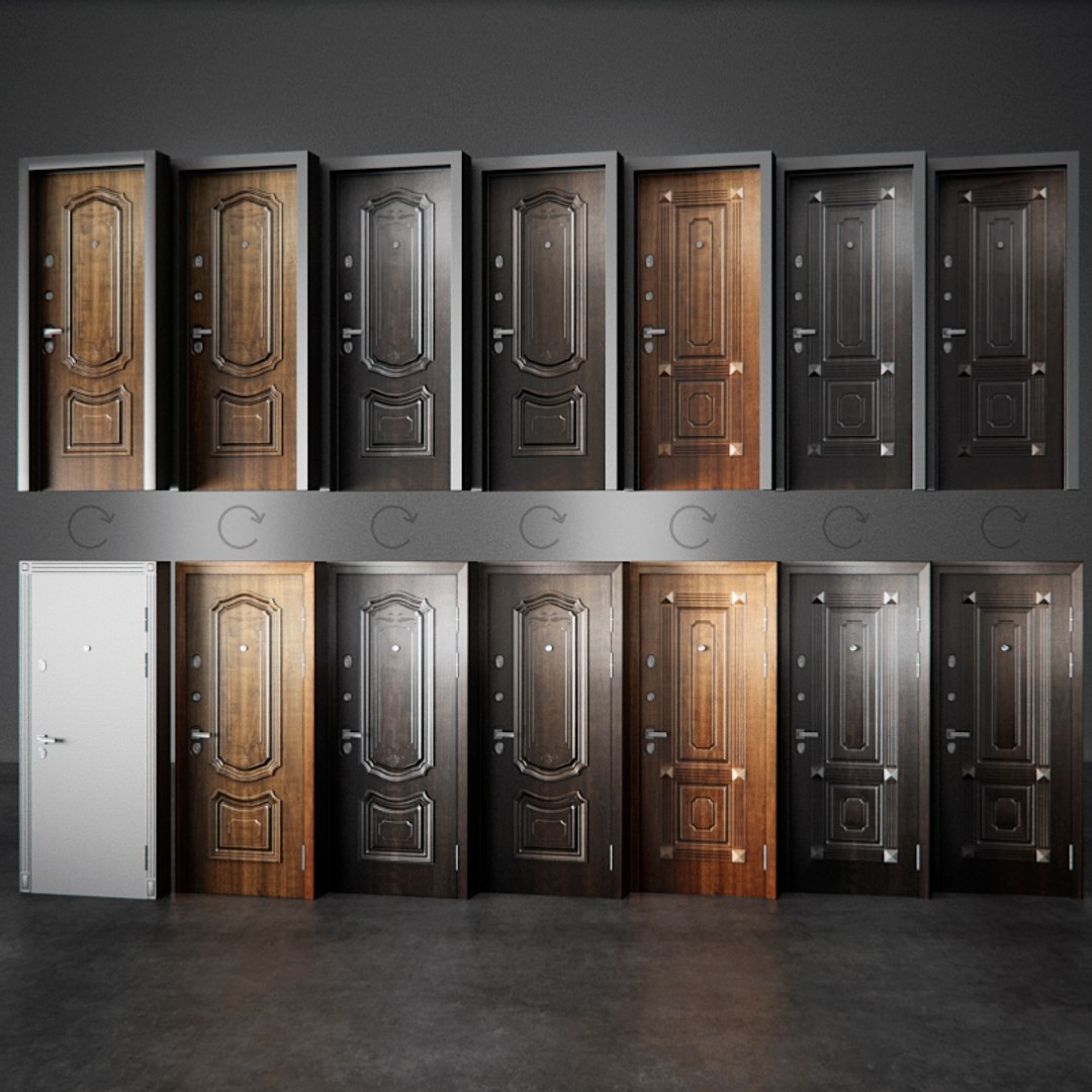 3d Model Professor Door Entry