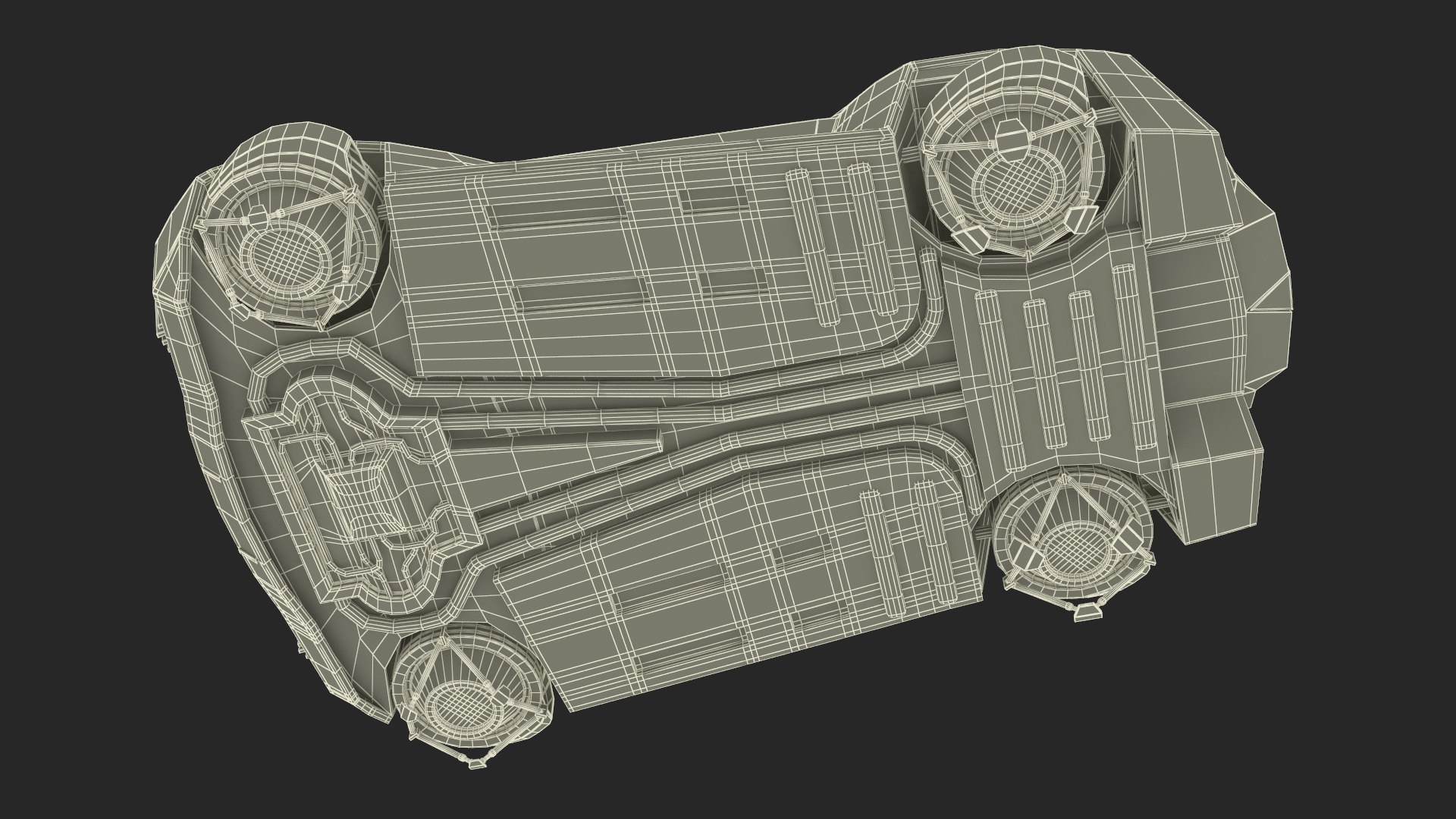 3D Hover Car White Rigged For Cinema 4D - TurboSquid 2123518