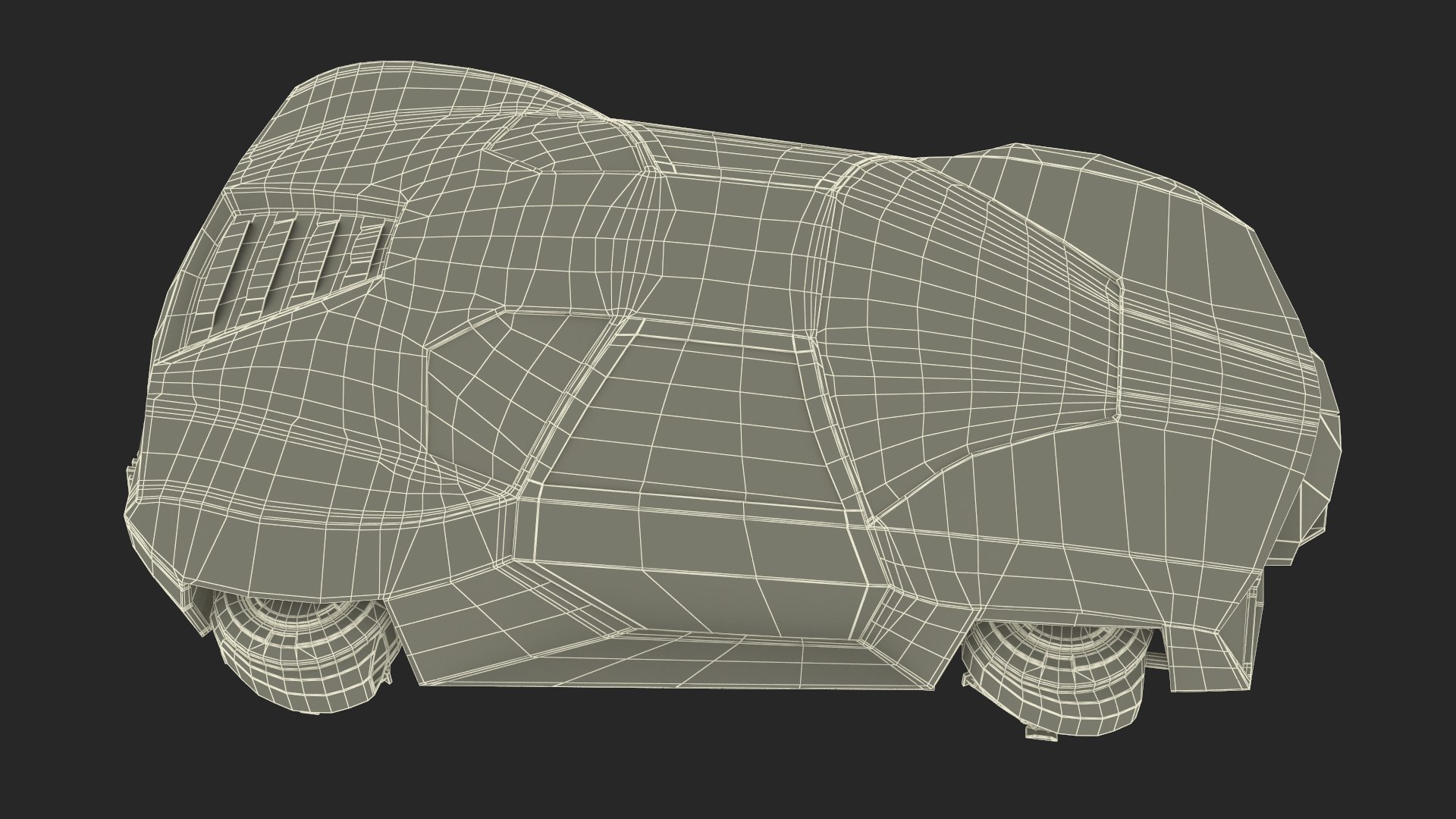 3D Hover Car White Rigged For Cinema 4D - TurboSquid 2123518