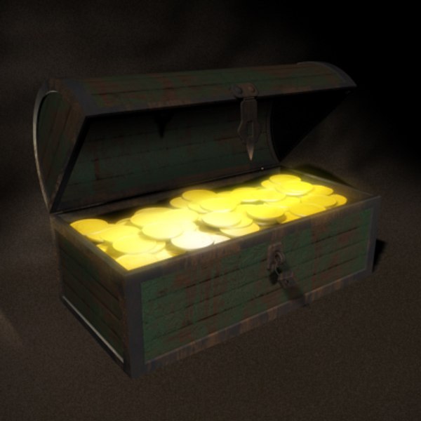 treasure chest 3d x