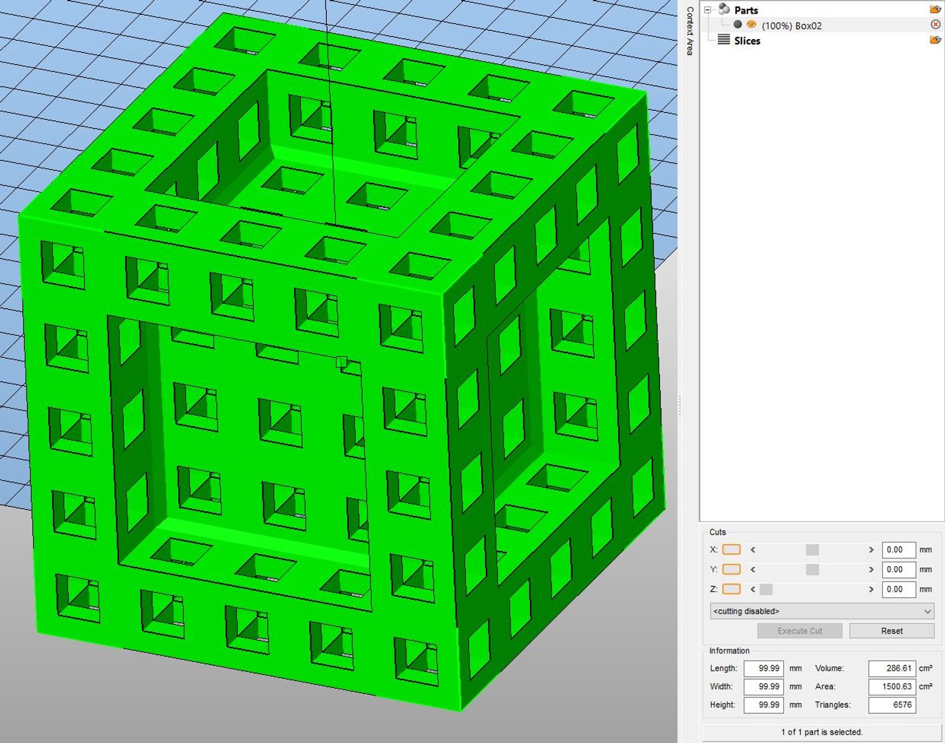 Cube Holes Print 3d Model